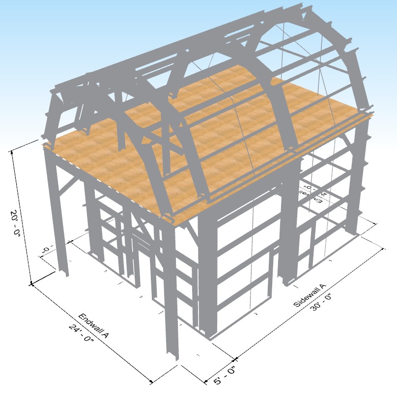 GAMBREL ROOF BARNDOMINIUM - Rural Building Outlet